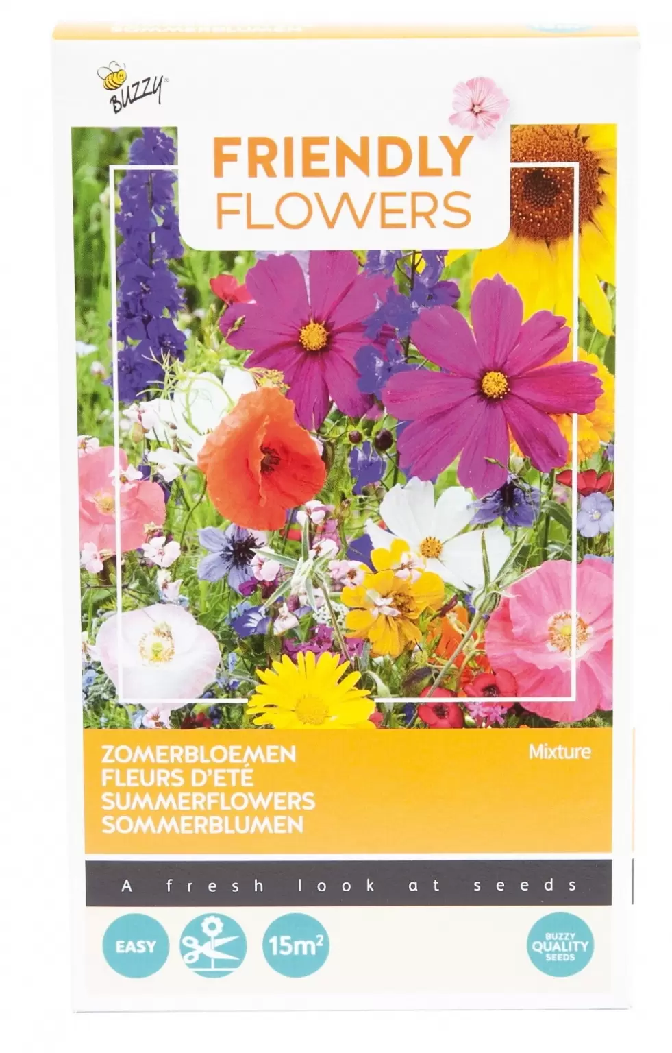 BUZZY Flower mix bloemenweide 15m2 - GroenRijk Beneden Leeuwen | Een ...