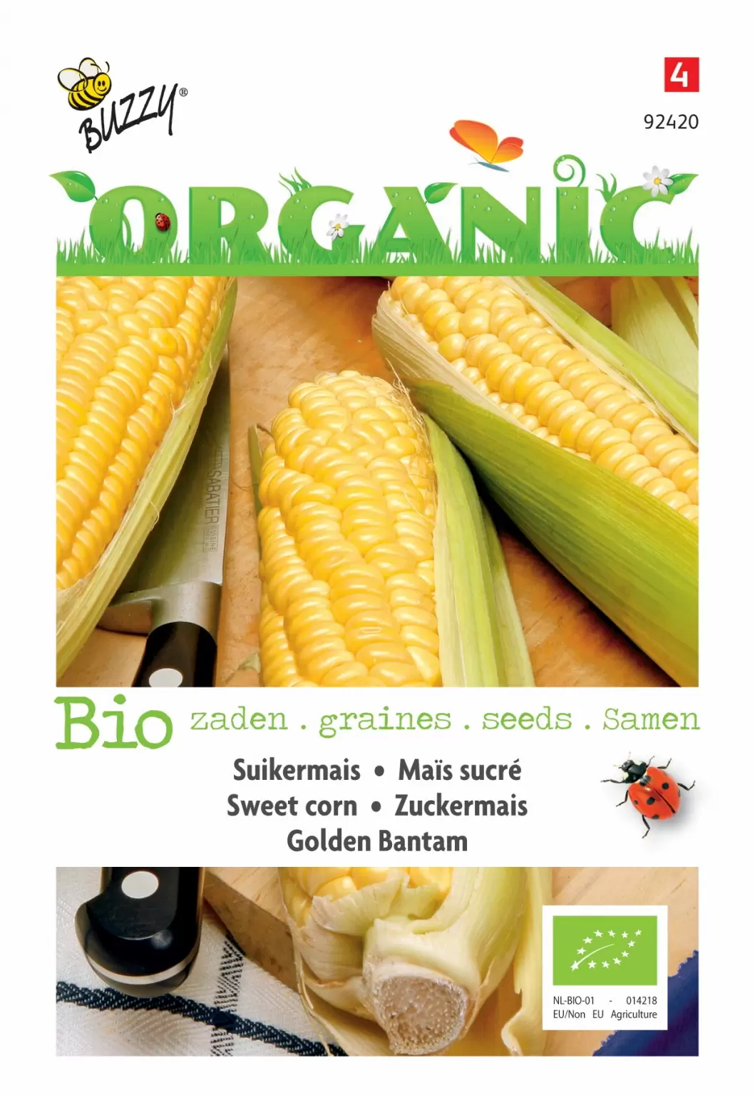 BUZZY Organic mais golden bantam 3g - GroenRijk Beneden Leeuwen | Een ...