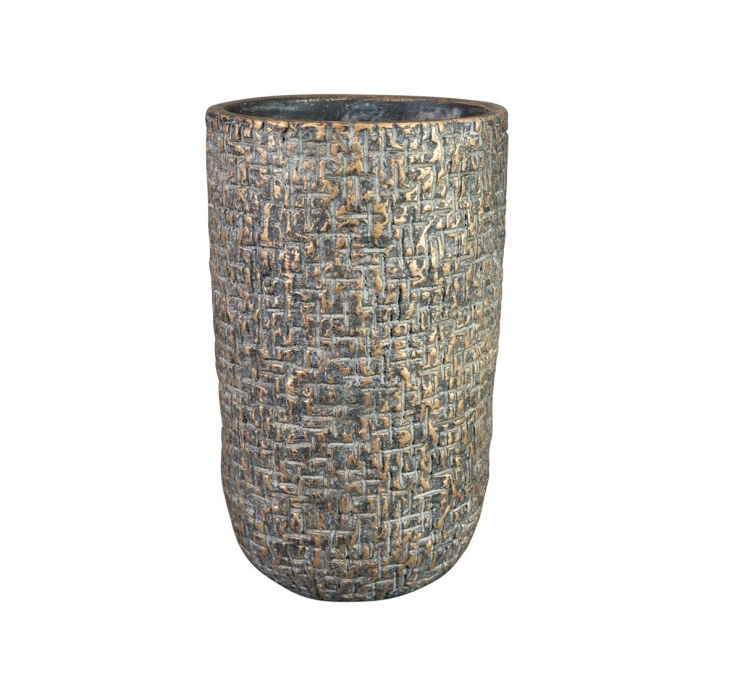 TS COLLECTION Pot hoog maxim d14h24cm shiny earth - GroenRijk Beneden ...