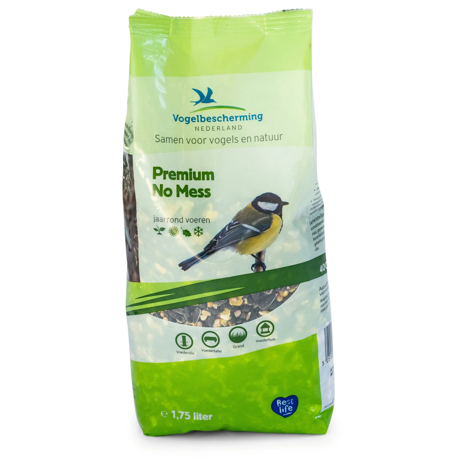 VOGELBESCHERMING NEDERLAND Premium no mess 4l - GroenRijk Beneden ...